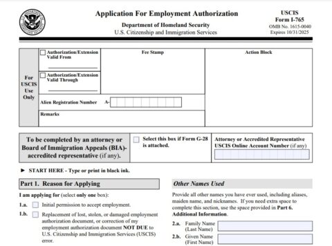 How to Get Work Authorization in the US
